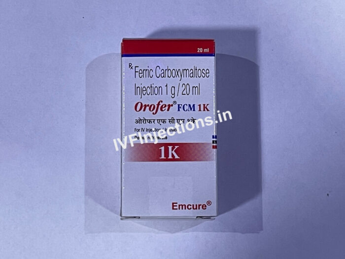 Orofer FCM 1K Injection Injection: Uses, Side Effects Price | IVFInjection